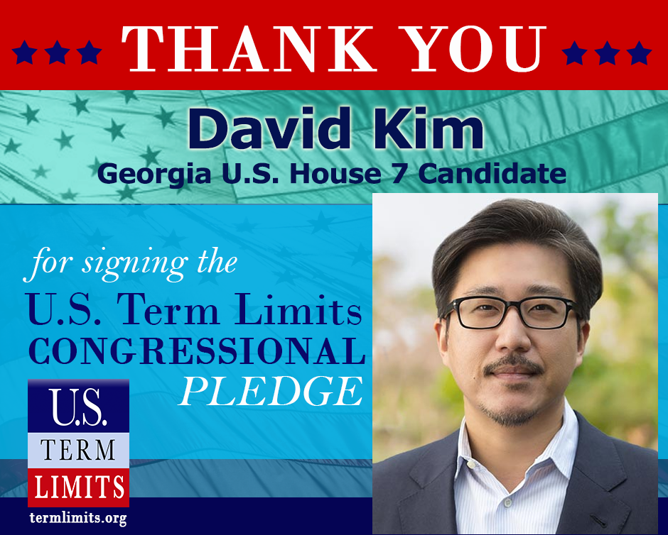 U.S. Term Limits Praises David Kim for Signing Term Limits Pledge - U.S ...
