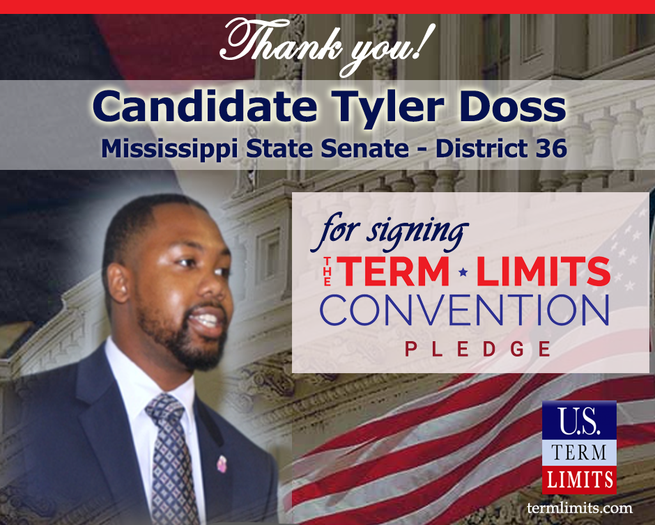 U.S. Term Limits Praises Tyler Doss for Signing Pledge - Term Limit ...
