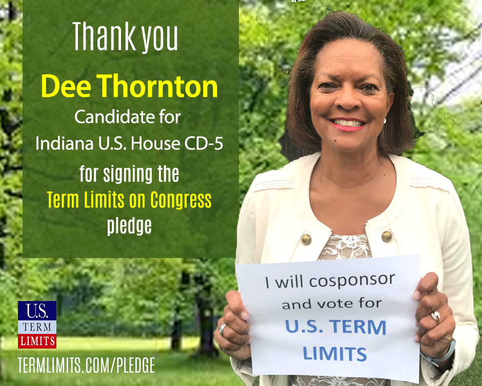 Dee Thornton Pledges to Support Term Limits on Congress - U.S. Term Limits