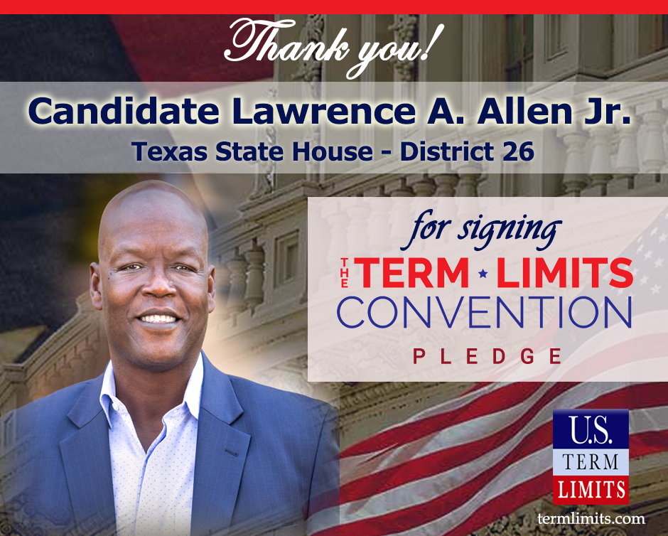 Lawrence Allen Pledges to Support Congressional Term Limits - U.S. Term ...