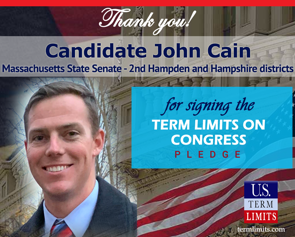 John Cain Pledges To Support Congressional Term Limits - U.S. Term Limits