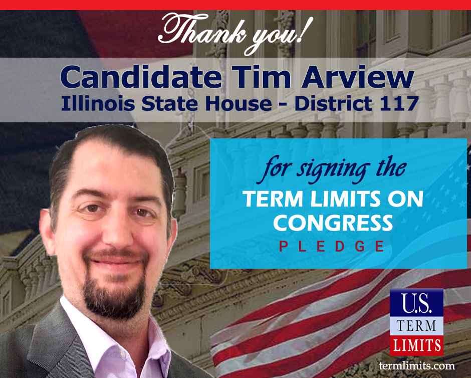 Tim Arview Pledges to Support Congressional Term Limits - U.S. Term Limits