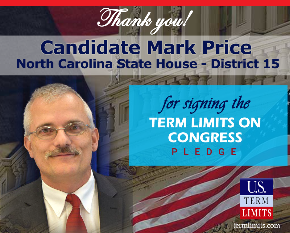 Mark Price Pledges to Support Congressional Term Limits - U.S. Term Limits