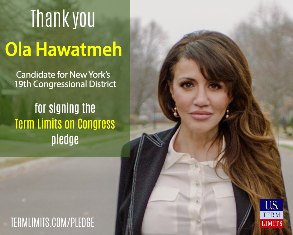 Ola Hawatmeh Pledges To Support Term Limits On Congress U S Term Limits