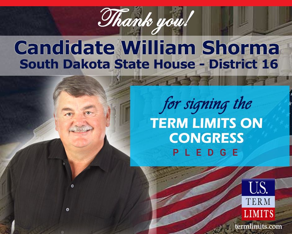 William Shorma Pledges to Support Congressional Term Limits - U.S. Term ...