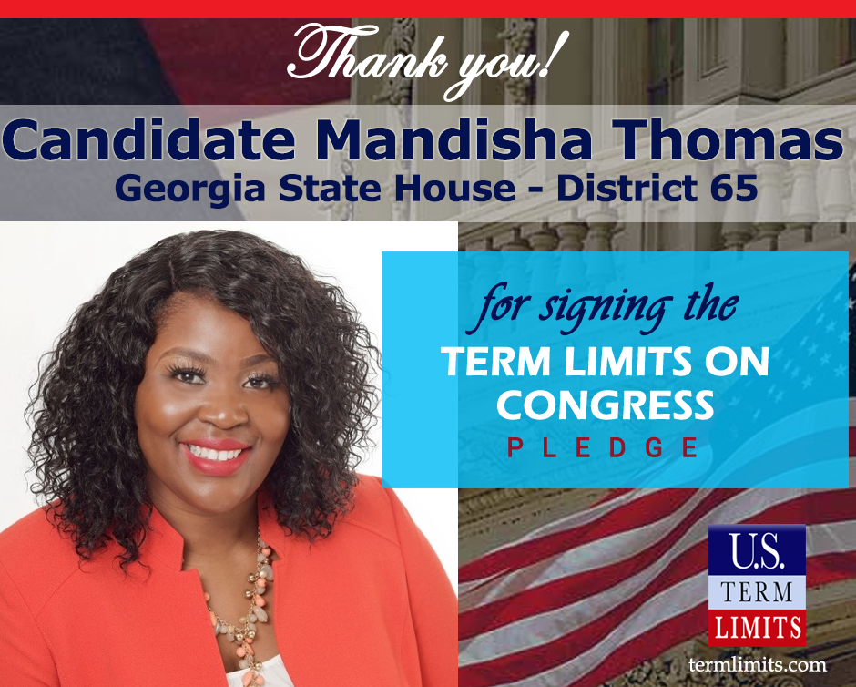 Mandisha Thomas Pledges to Support Congressional Term Limits - U.S ...