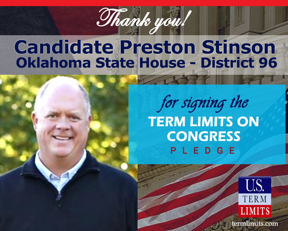 Preston Stinson Pledges to Support Congressional Term Limits - U.S ...