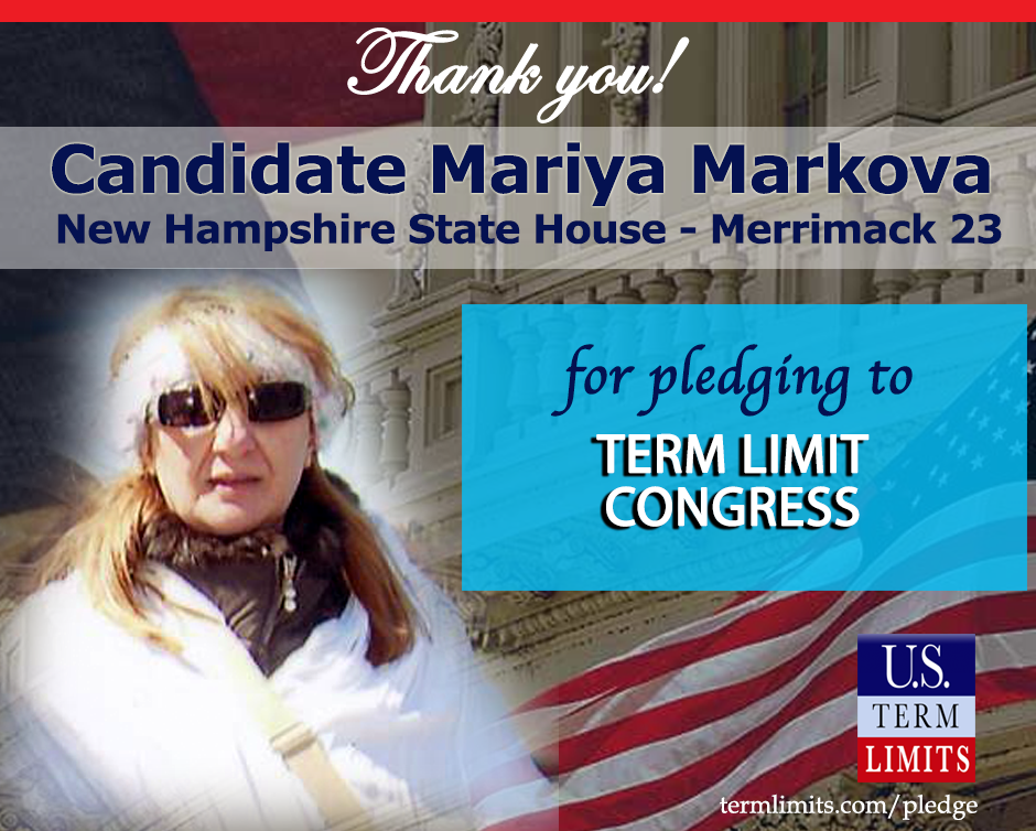 Mariya Markova Pledges to Support Congressional Term Limits - U.S. Term ...