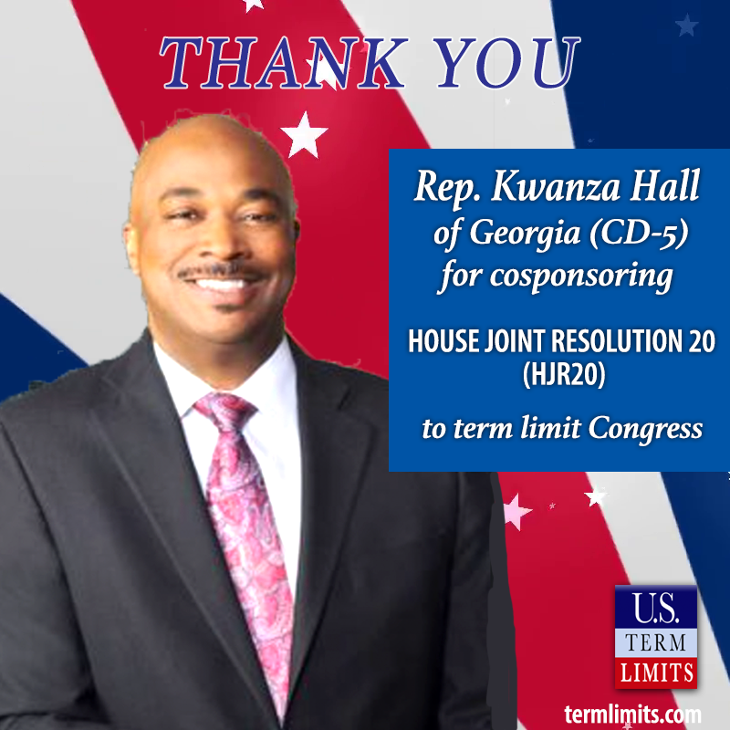 Rep. Kwanza Hall Cosponsors Resolution to Term Limit Congress - U.S ...