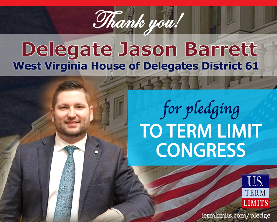 Delegate Jason Barrett Pledges to Support Congressional Term Limits - U ...