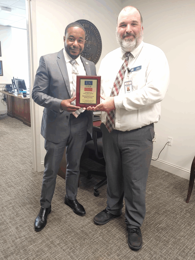 Tennessee State Rep. Jesse Chism Honored for Term Limits Support - U.S ...