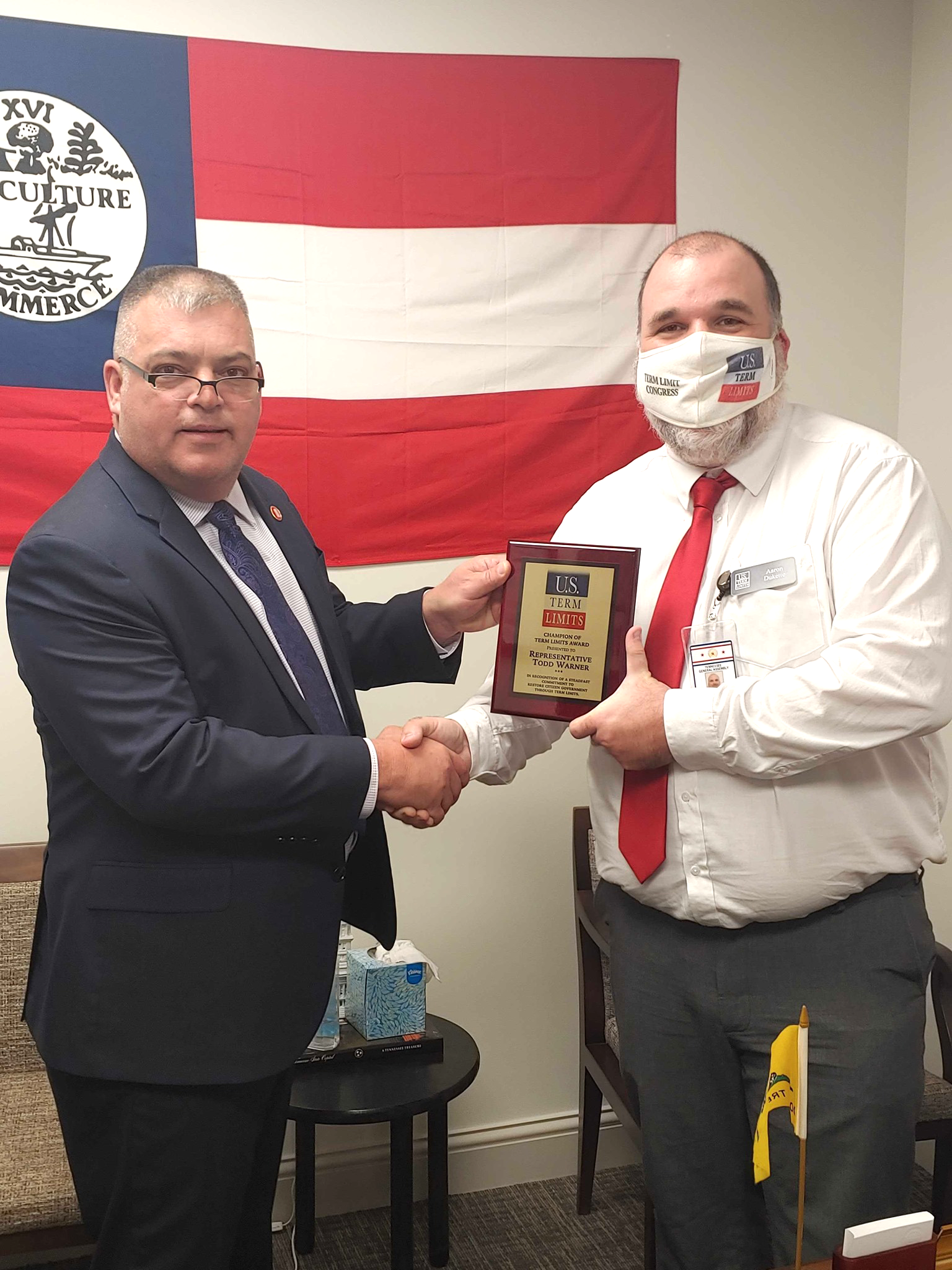 Tennessee State Rep. Todd Warner Honored for Term Limits Support - U.S ...