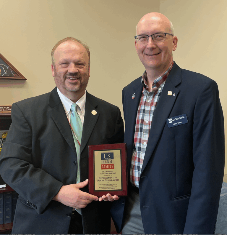 Pennsylvania State Rep. Perry Stambaugh Honored for Term Limits Support ...