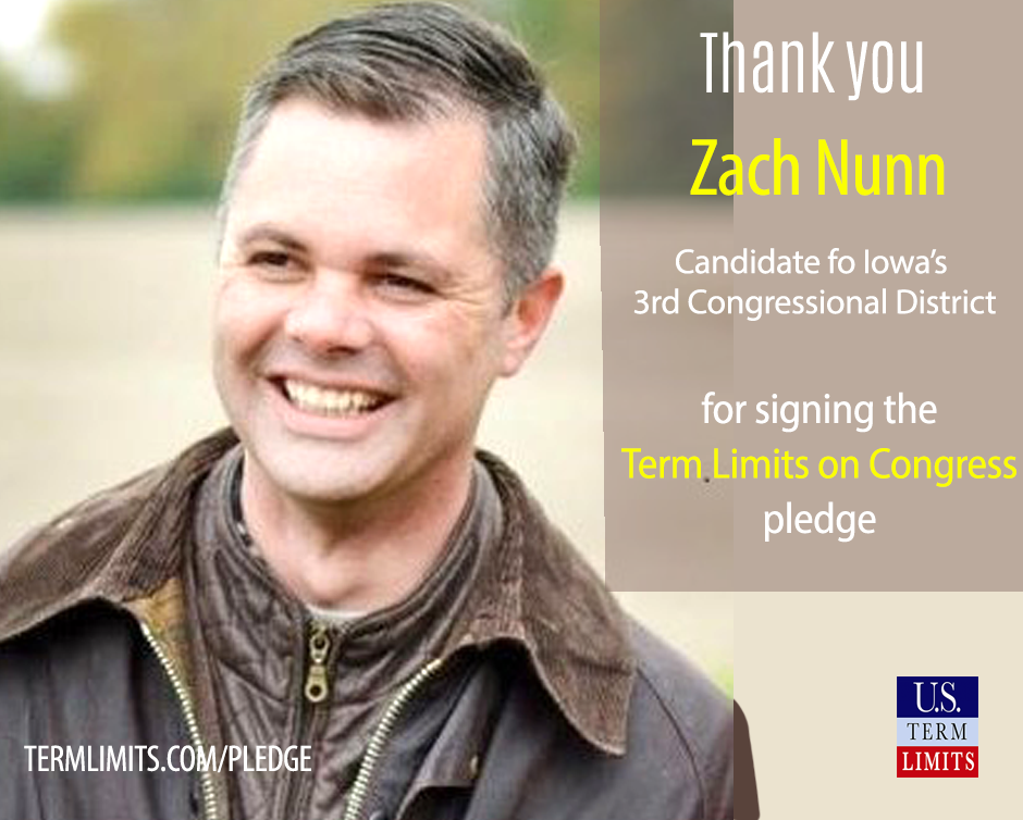 Zach Nunn Pledges to Support Term Limits on Congress - U.S. Term Limits