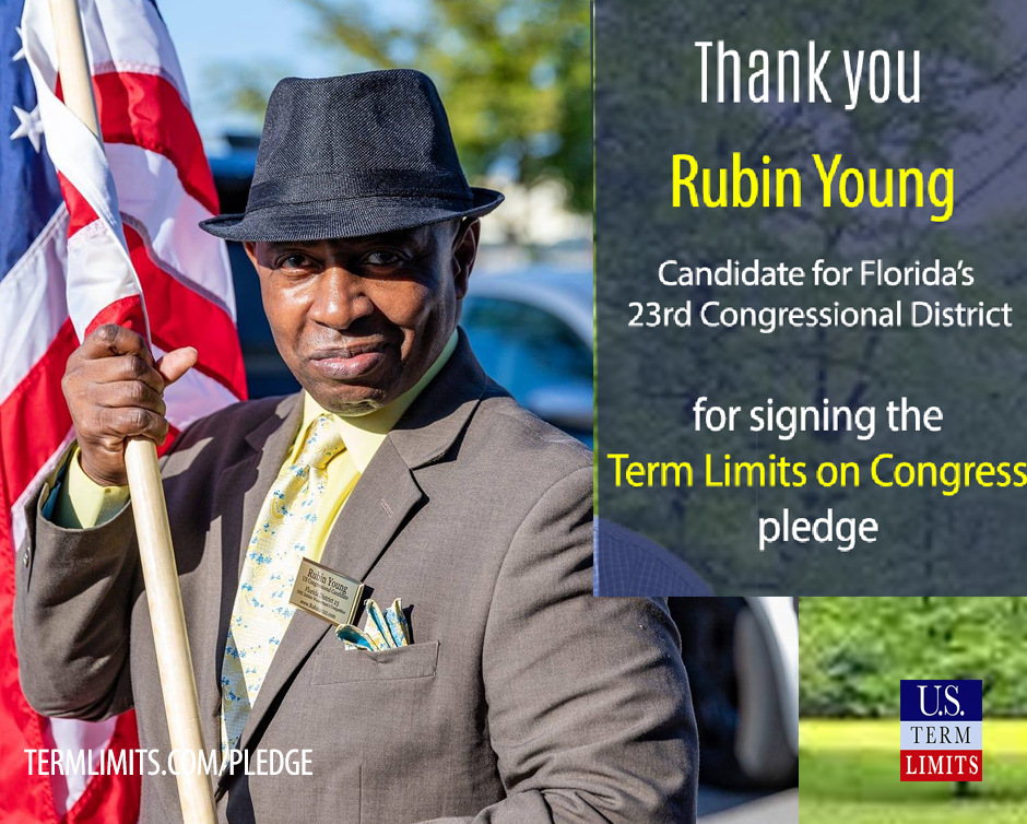 Rubin Young Pledges to Support Term Limits on Congress - U.S. Term Limits