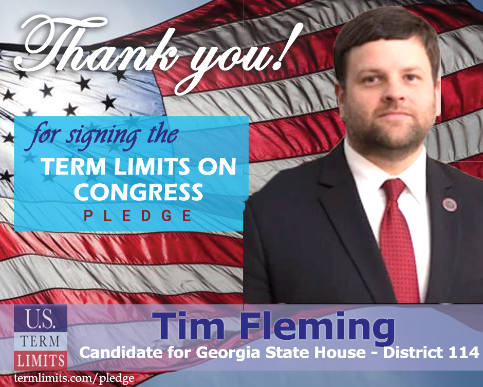 Tim Fleming Pledges to Support Congressional Term Limits - U.S. Term Limits