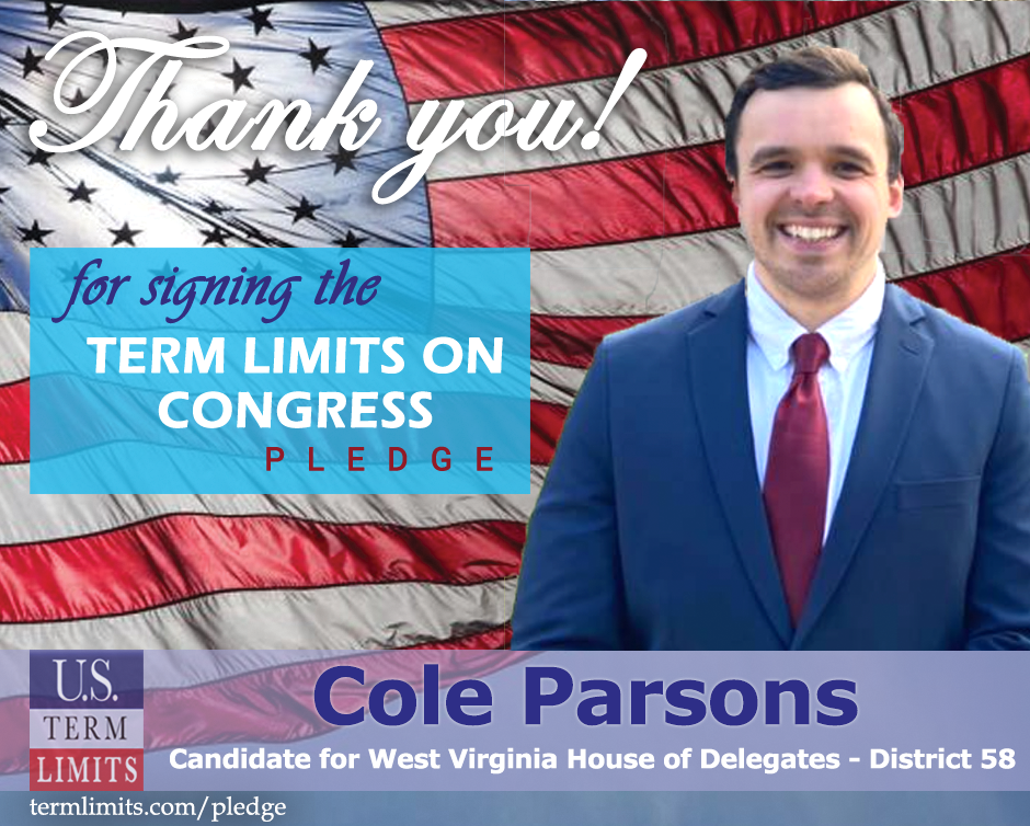 Cole Parsons Pledges To Support Congressional Term Limits - U.S. Term ...