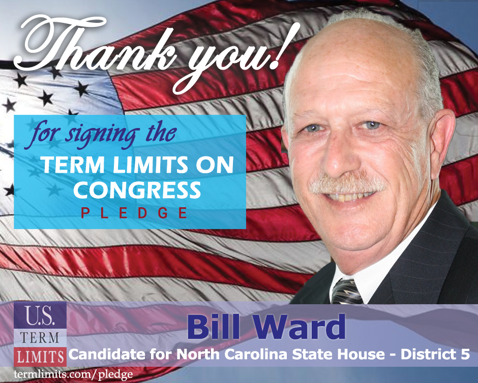 Bill Ward Pledges to Support Congressional Term Limits - U.S. Term Limits