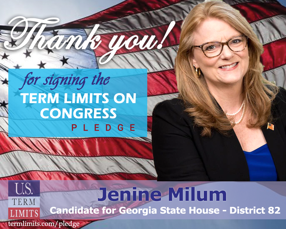 Jenine Milum Pledges to Support Congressional Term Limits - U.S. Term ...