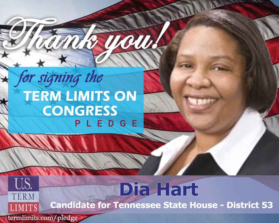 Dia Hart Pledges to Support Congressional Term Limits - U.S. Term Limits