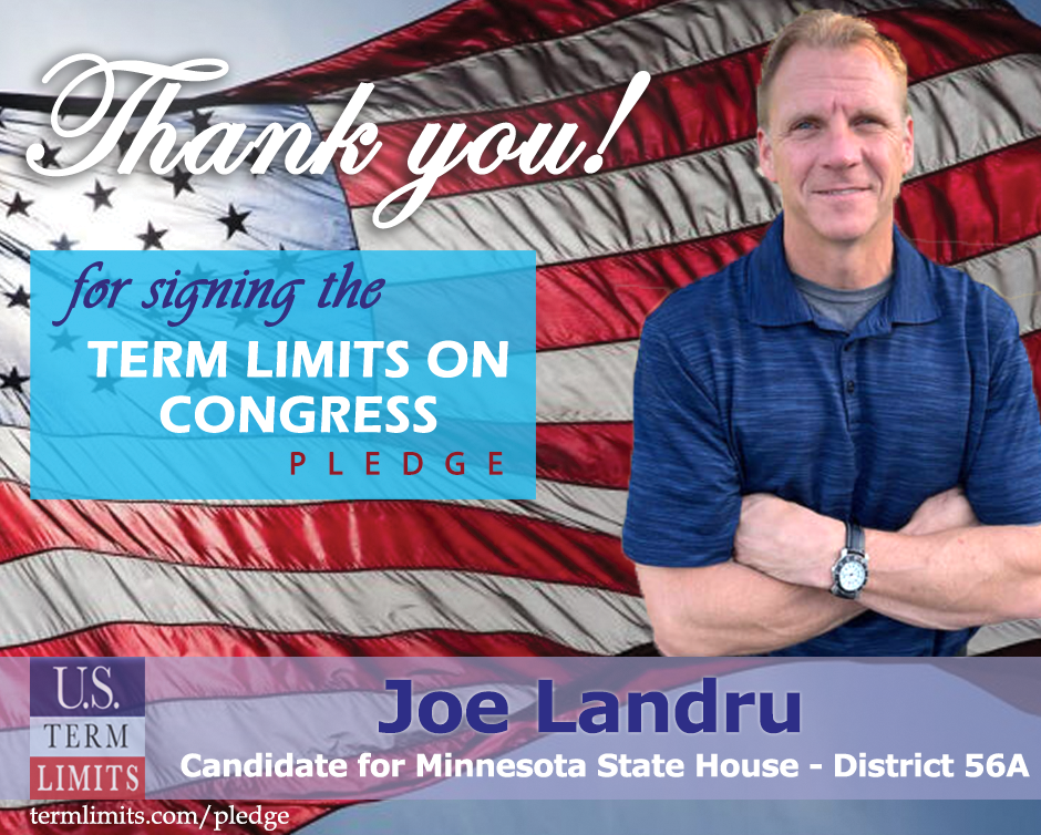 Joe Landru Pledges to Support Congressional Term Limits - U.S. Term Limits