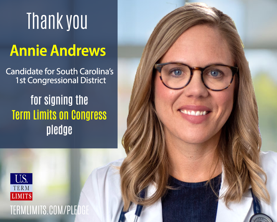 Annie Andrews Pledges to Support Term Limits on Congress - U.S. Term Limits