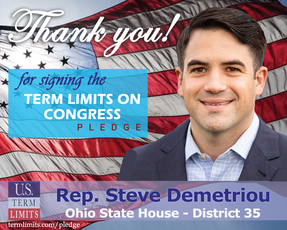 Rep. Steve Demetriou Pledges to Support Congressional Term Limits - U.S ...