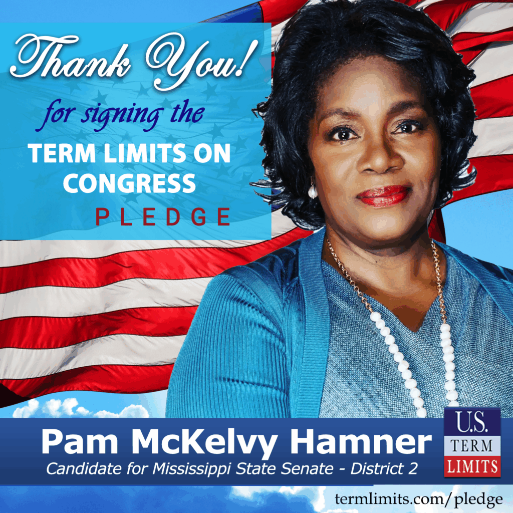 Pam McKelvy Hamner Pledges to Support Congressional Term Limits - U.S ...