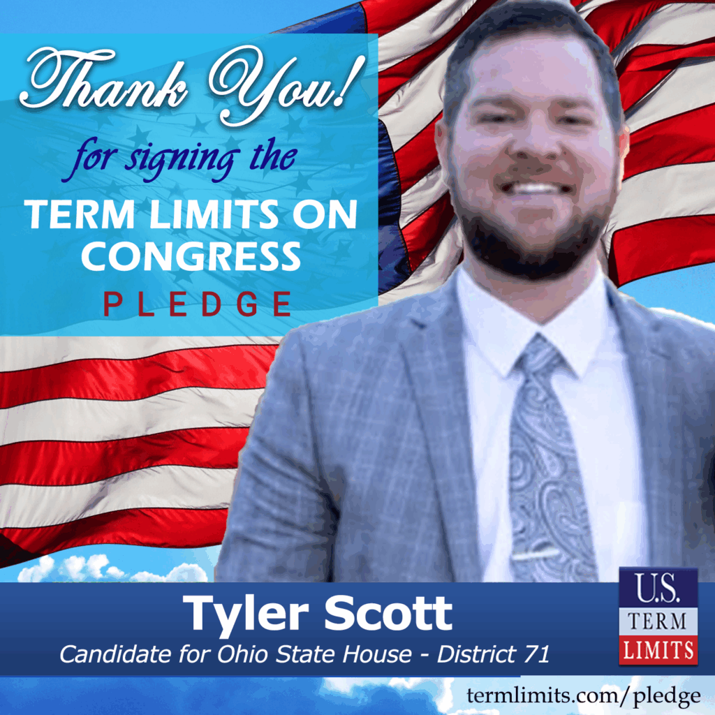 Tyler Scott Pledges to Support Congressional Term Limits - U.S. Term Limits