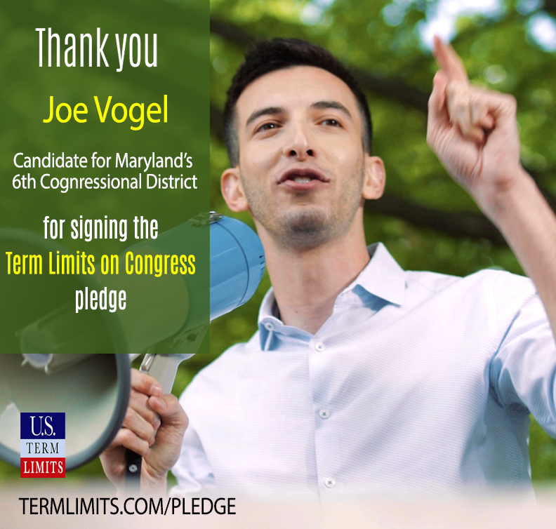 Fifth Candidate in MD CD-06 Race Supports Term Limits on Congress - U.S. Term Limits