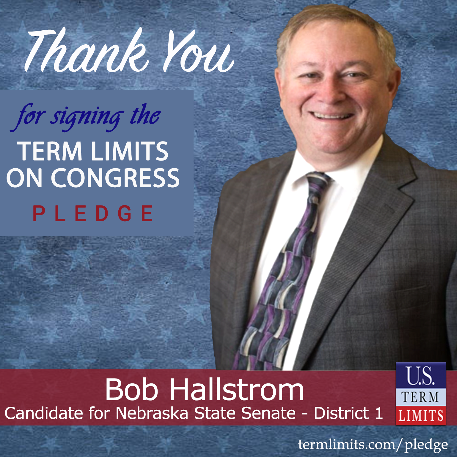 Bob Hallstrom Pledges to Support Congressional Term Limits - U.S. Term ...