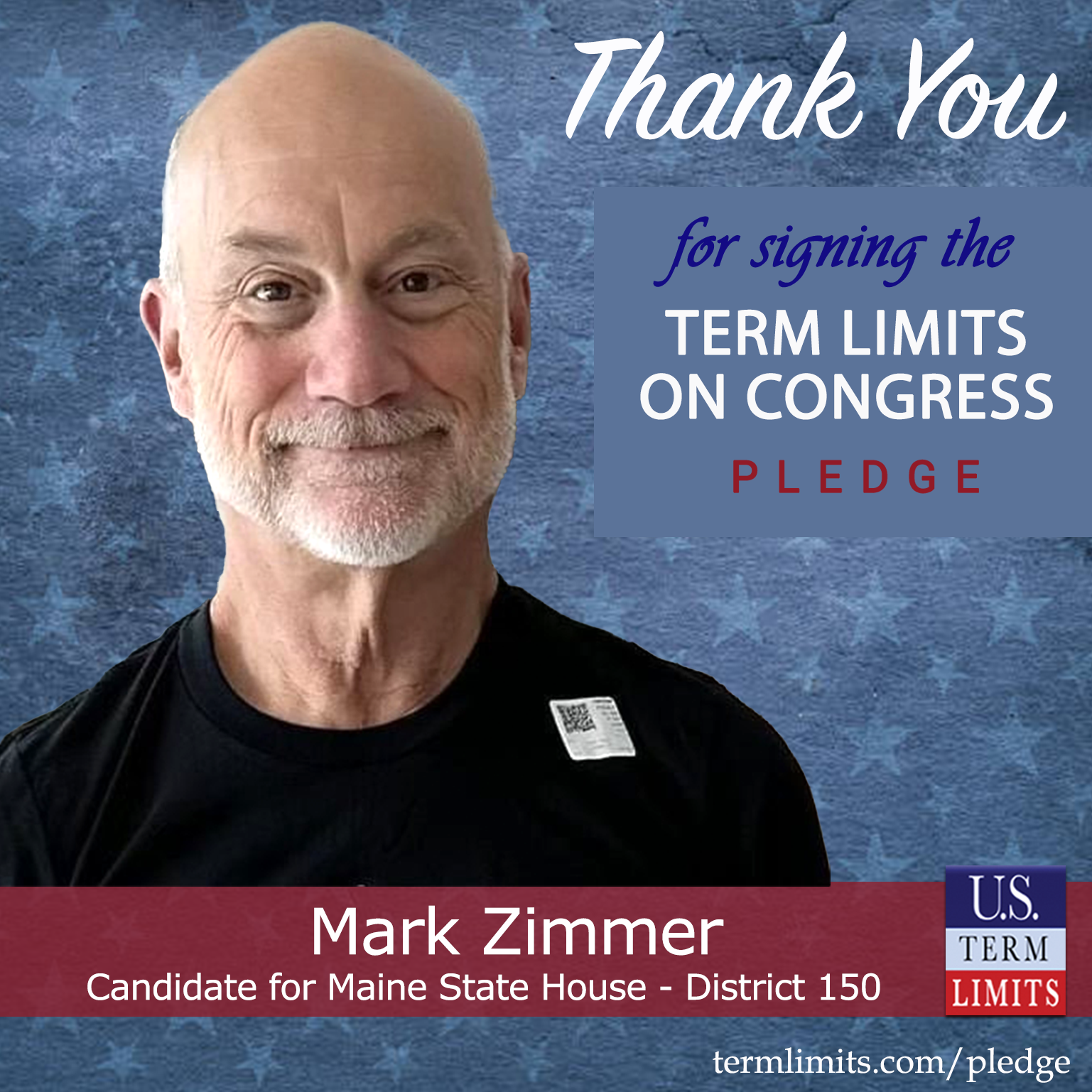 Mark Zimmer Pledges to Support Congressional Term Limits - U.S. Term Limits