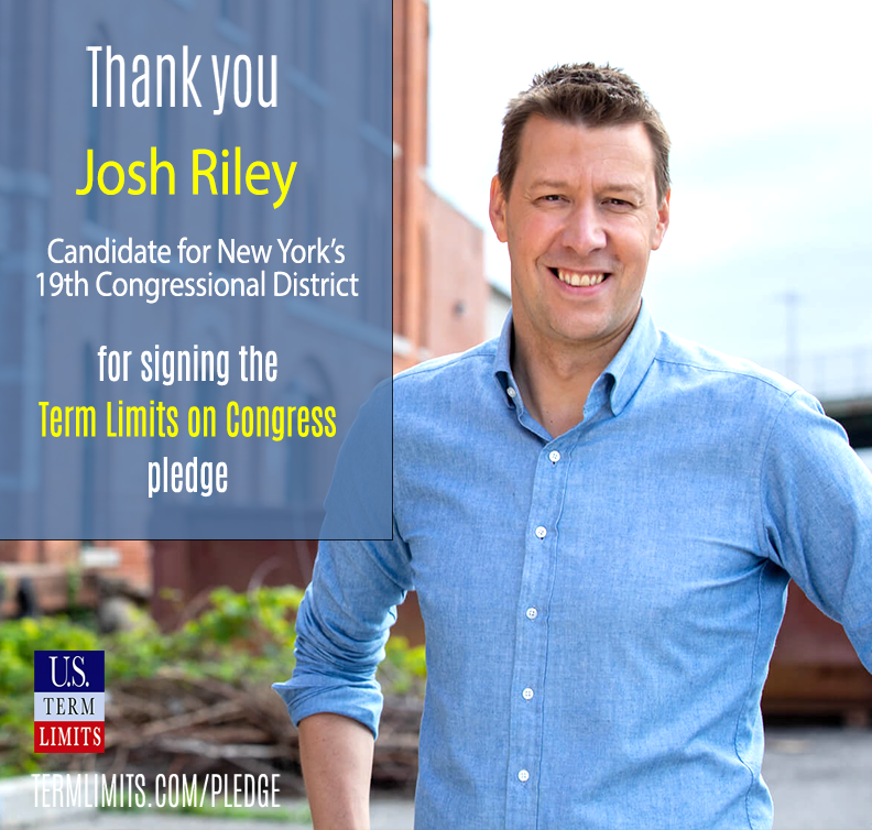 Josh Riley Pledges to Support Term Limits on Congress - U.S. Term Limits