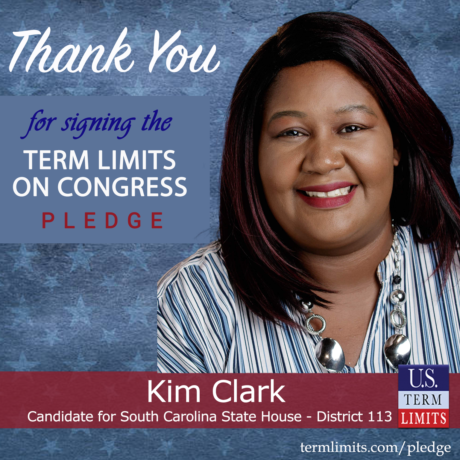 Kim Clark Pledges to Support Congressional Term Limits - U.S. Term Limits