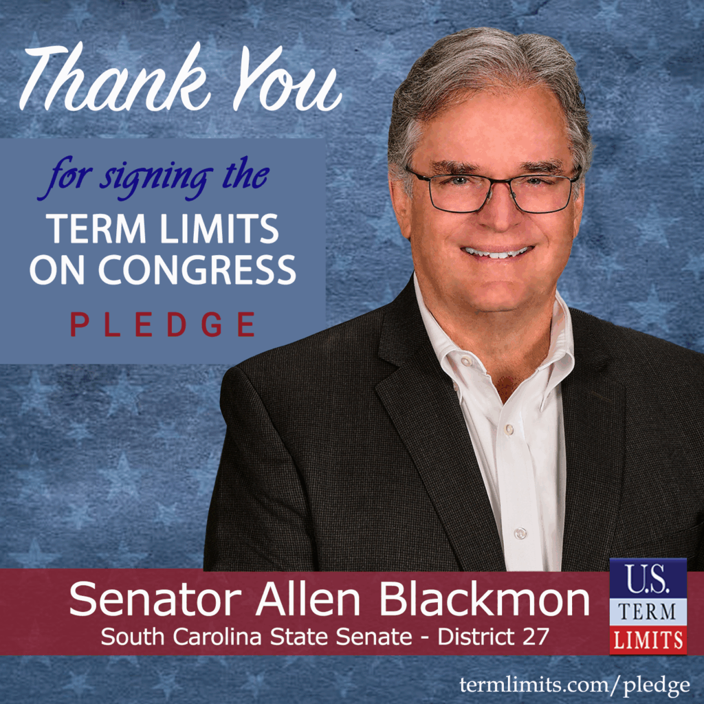 Senator Allen Blackmon Pledges to Support Congressional Term Limits ...
