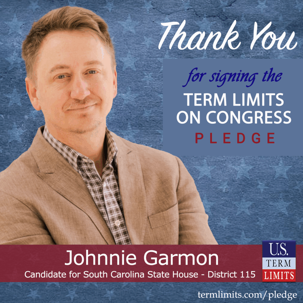 Johnnie Garmon Pledges to Support Congressional Term Limits - U.S. Term ...