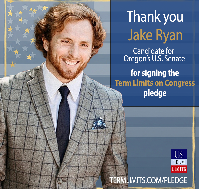 Jake Ryan Pledges to Support Congressional Term Limits - U.S. Term Limits