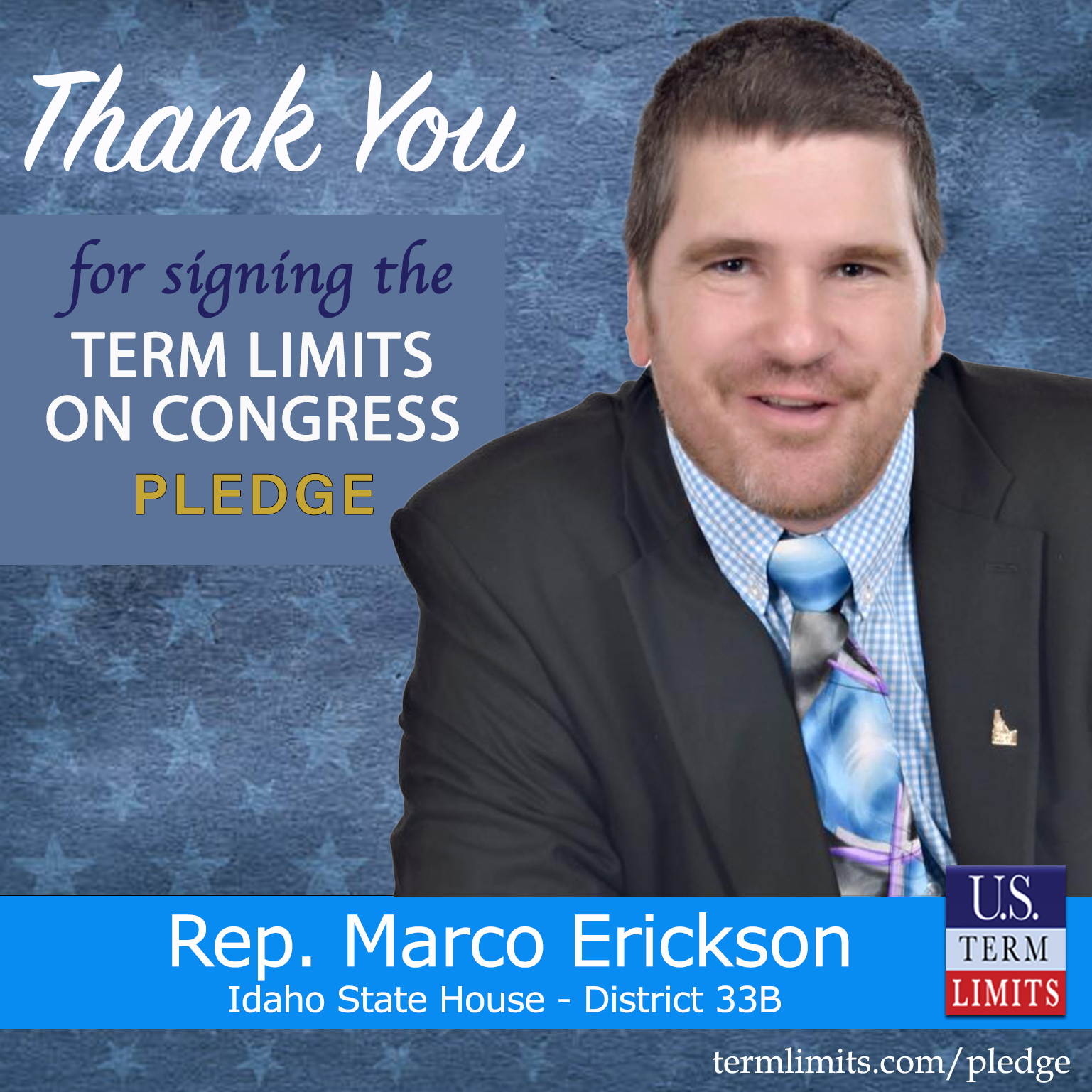 Rep. Marco Erickson Pledges to Support Congressional Term Limits - U.S ...